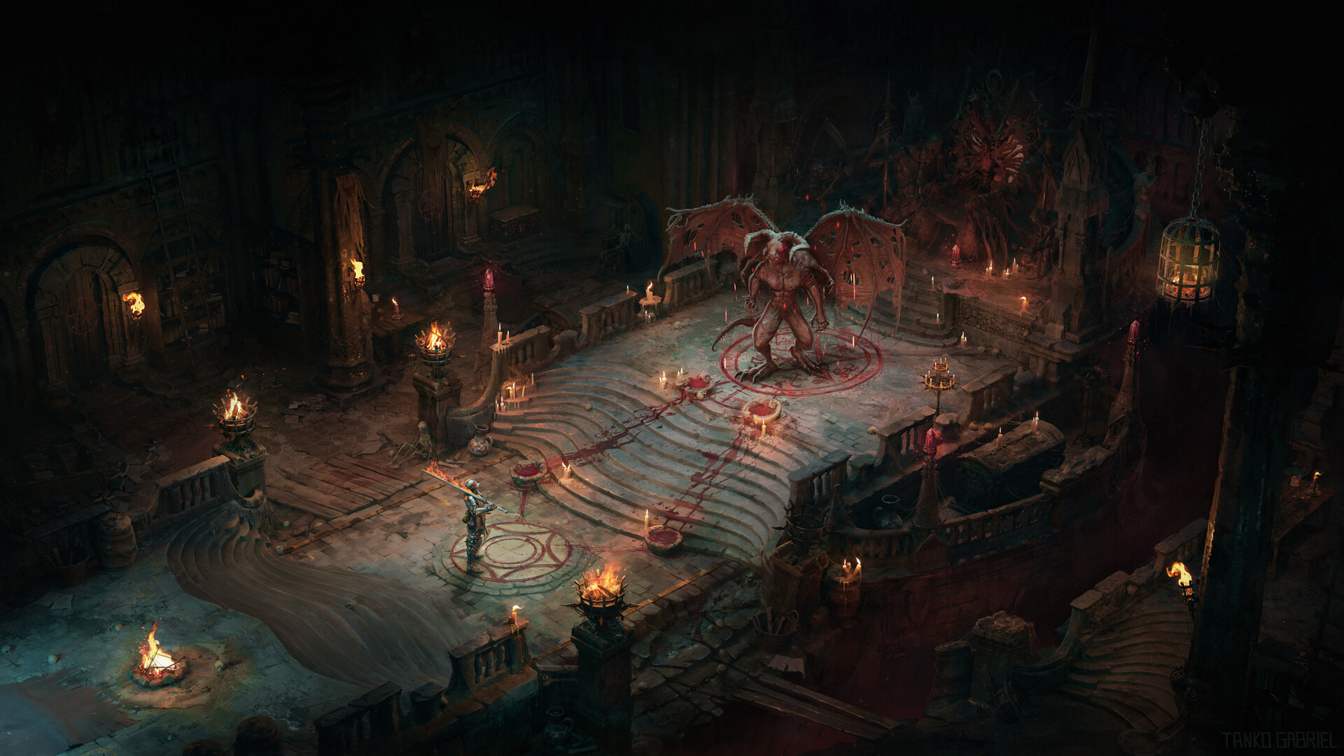 ArtStation - Erzegoth, Guardian of the Sacred Altar - RPG Concept