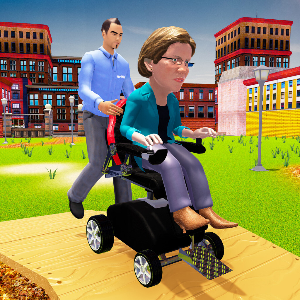 ArtStation - Electric Wheel Chair Simulator