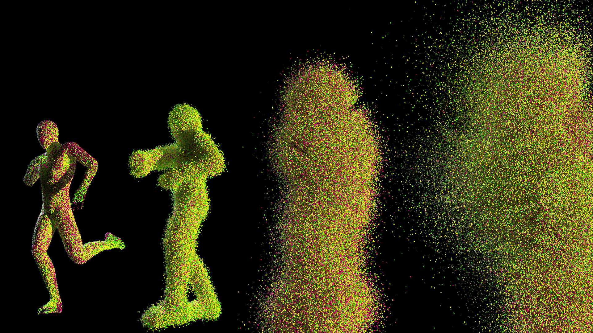 ArtStation - Particle disintegration effect