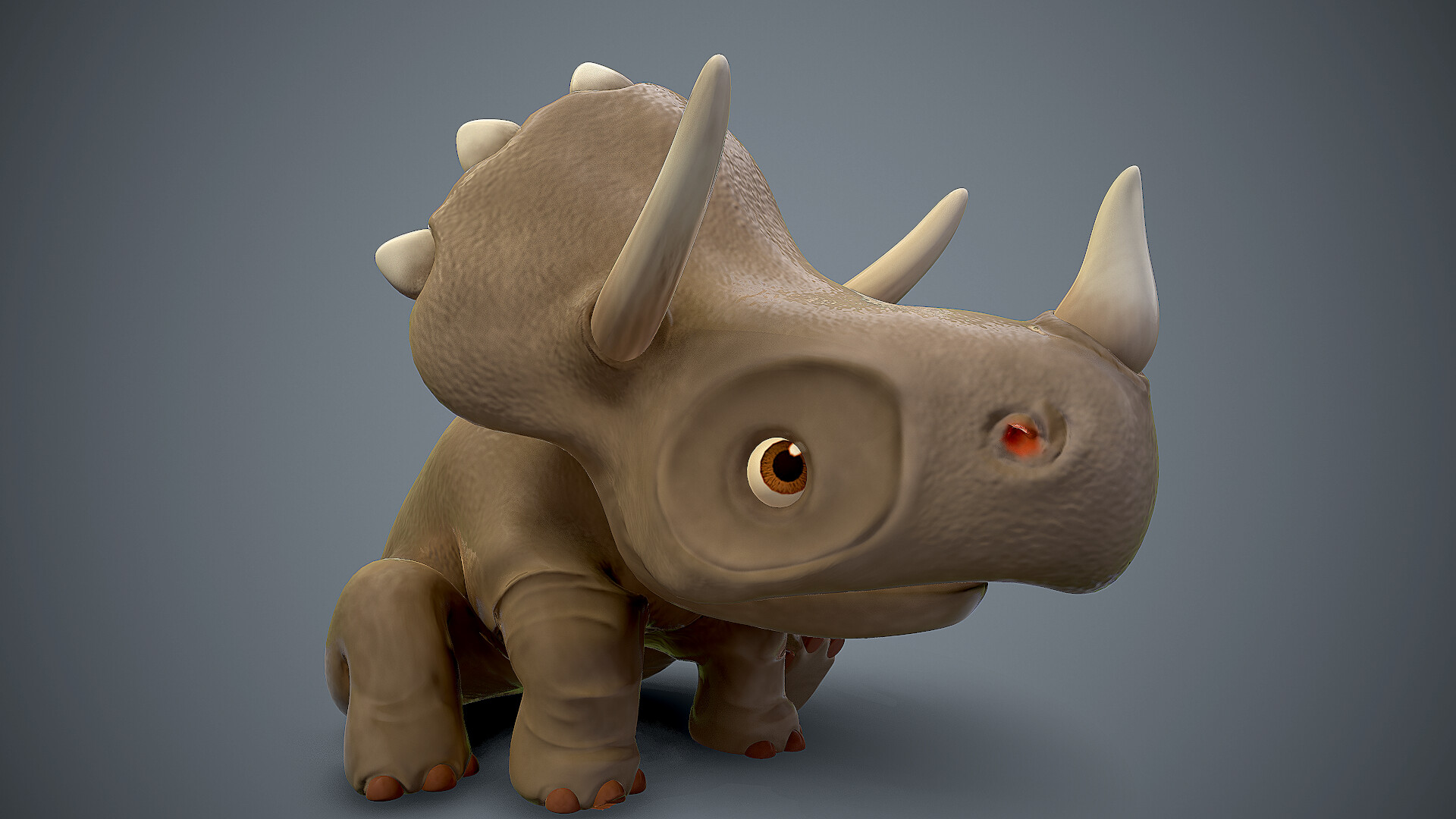 ArtStation - cartoon baby dino