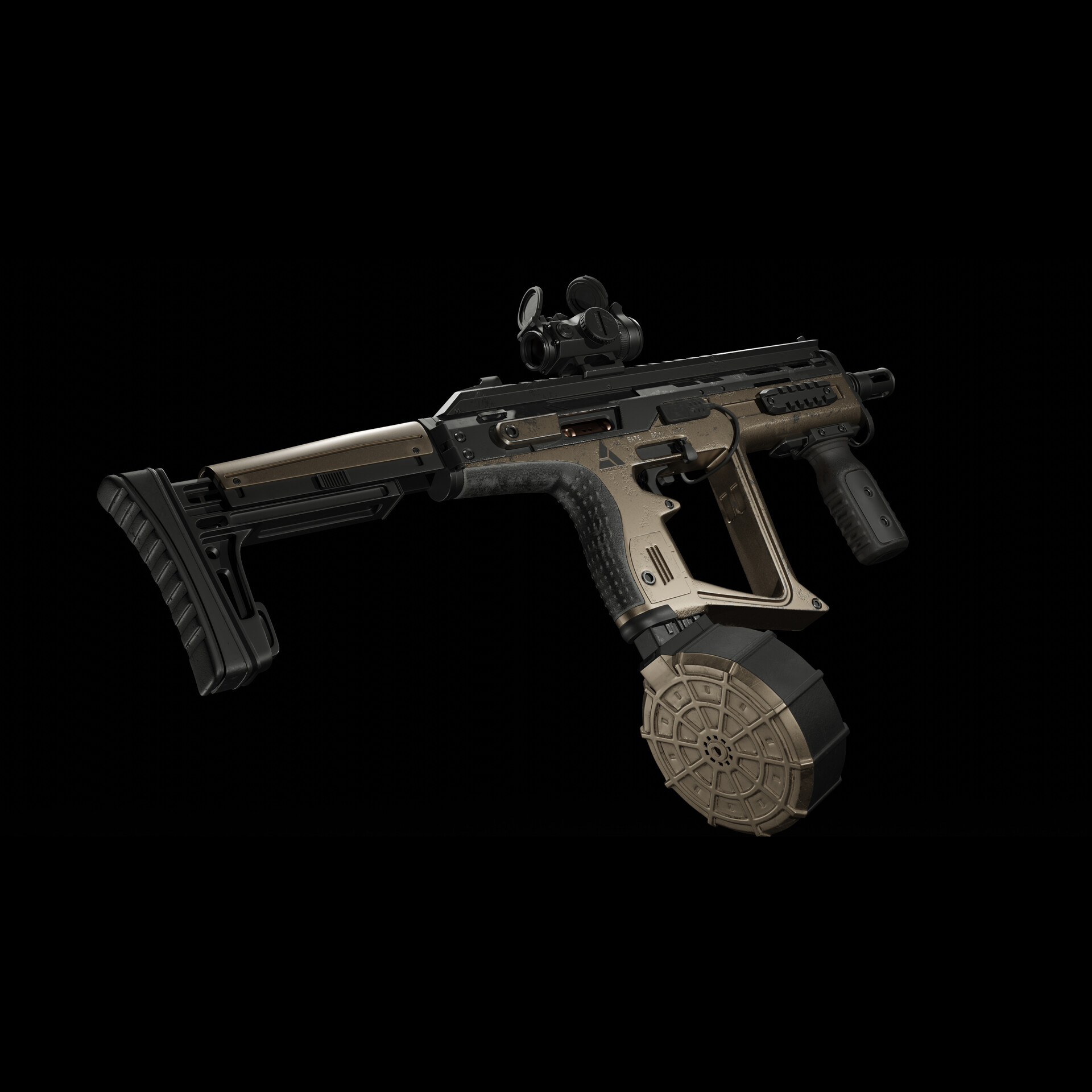 ArtStation - Tactical SMG (High Poly)