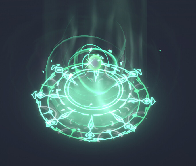 ArtStation - Stylized Wind FX : Genshin Impact Fan-Art