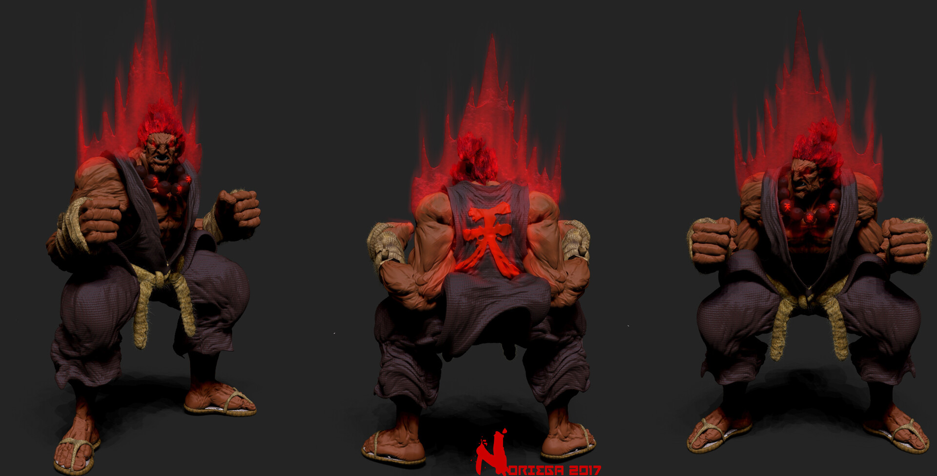 ArtStation - AKUMA FAN ART 2017