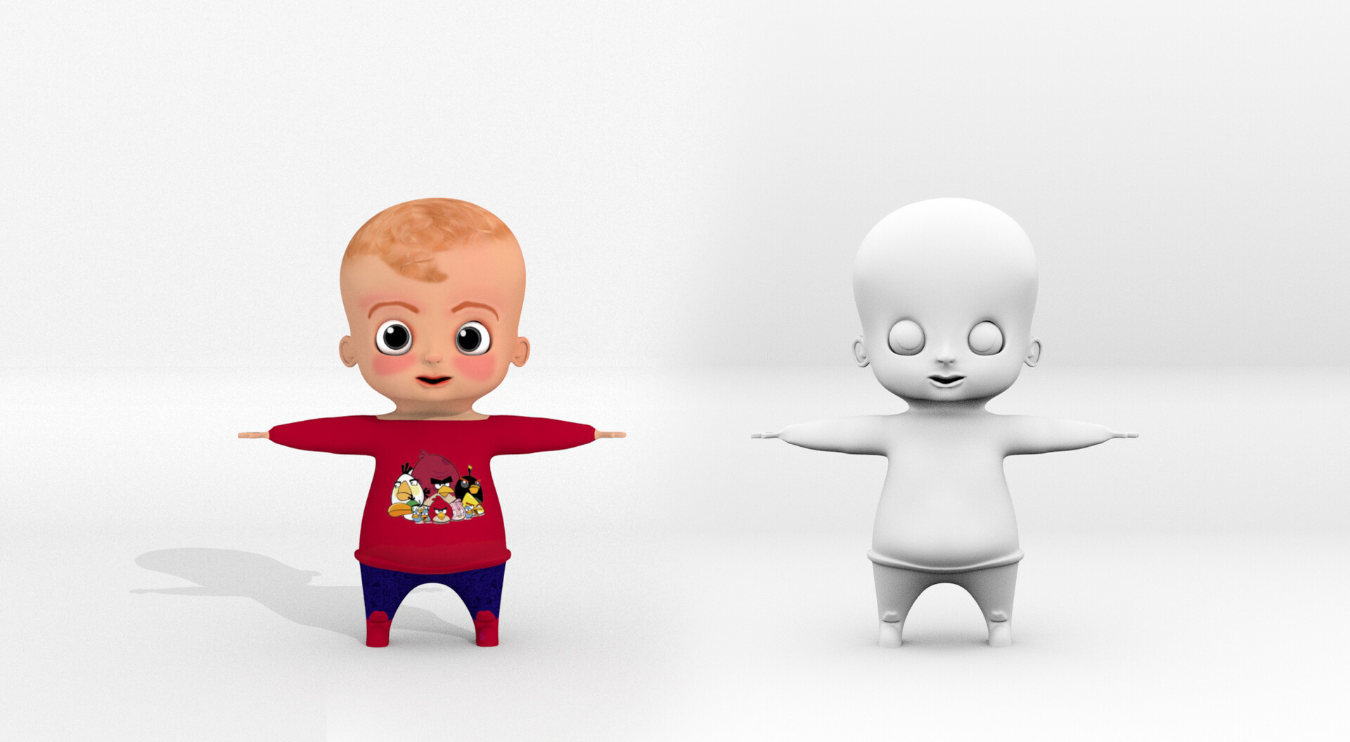 ArtStation - baby character model