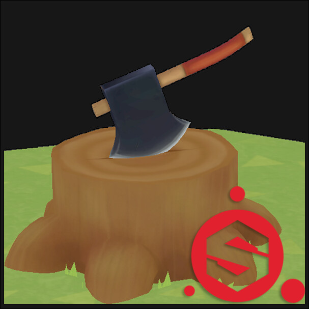 ArtStation - Animal Crossing Fanart; Axe n' Stump