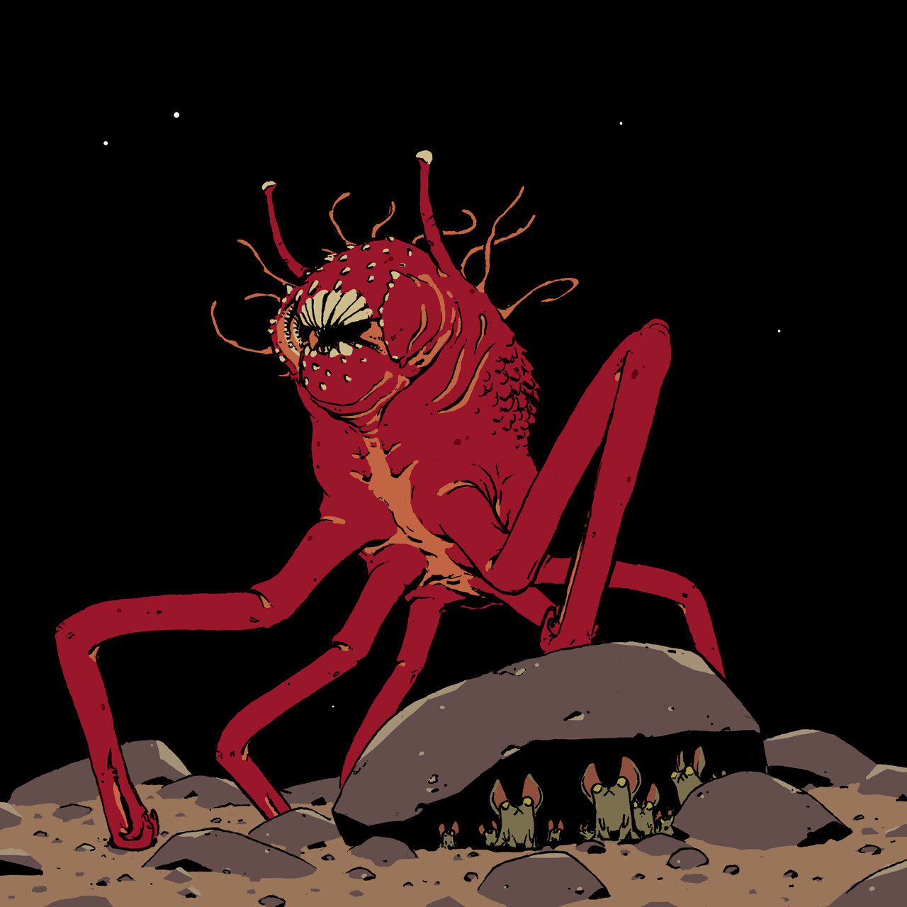 ArtStation - Inktober 2020 Creatures + Colour