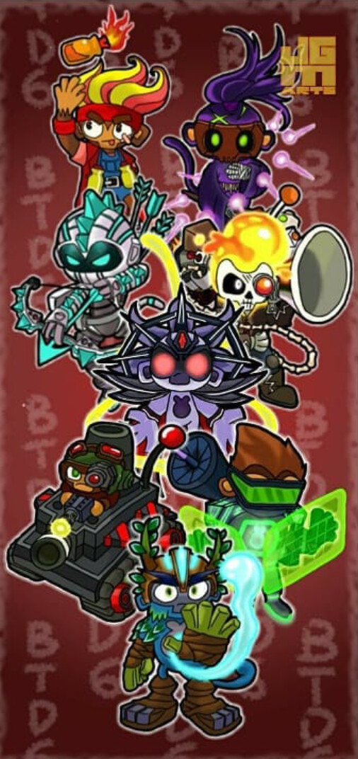 ArtStation - Bloons TD6 Heroes Collection
