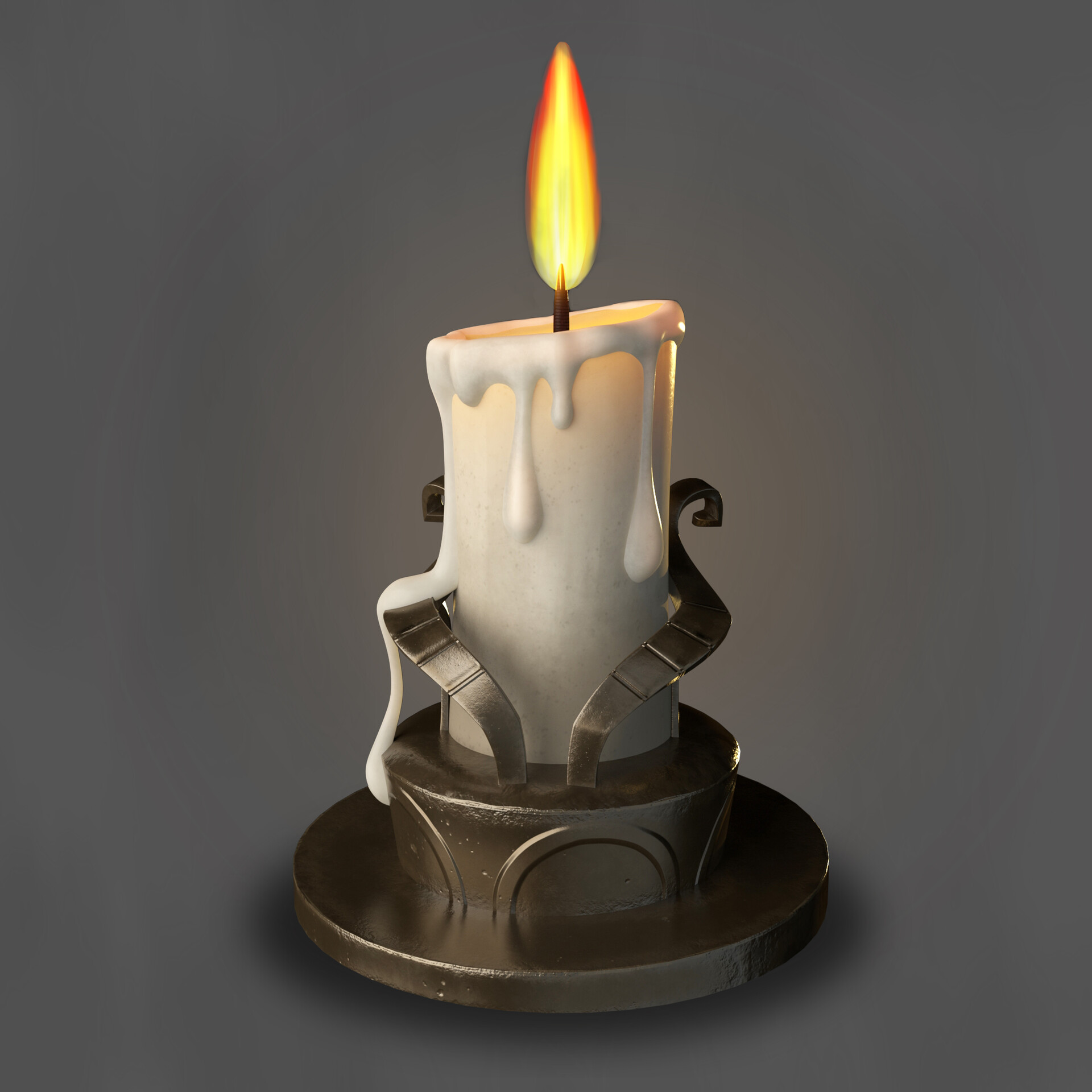 ArtStation - Candle _ props 01