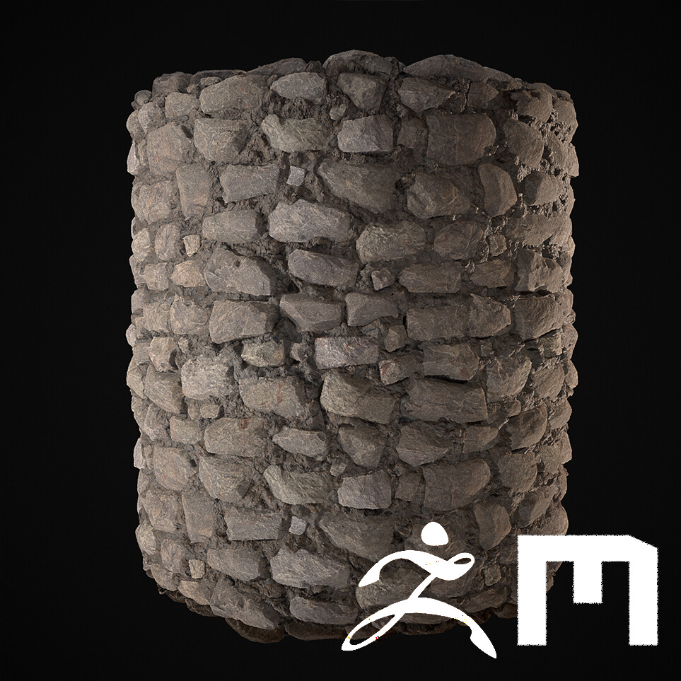 ArtStation - Stone Wall Study