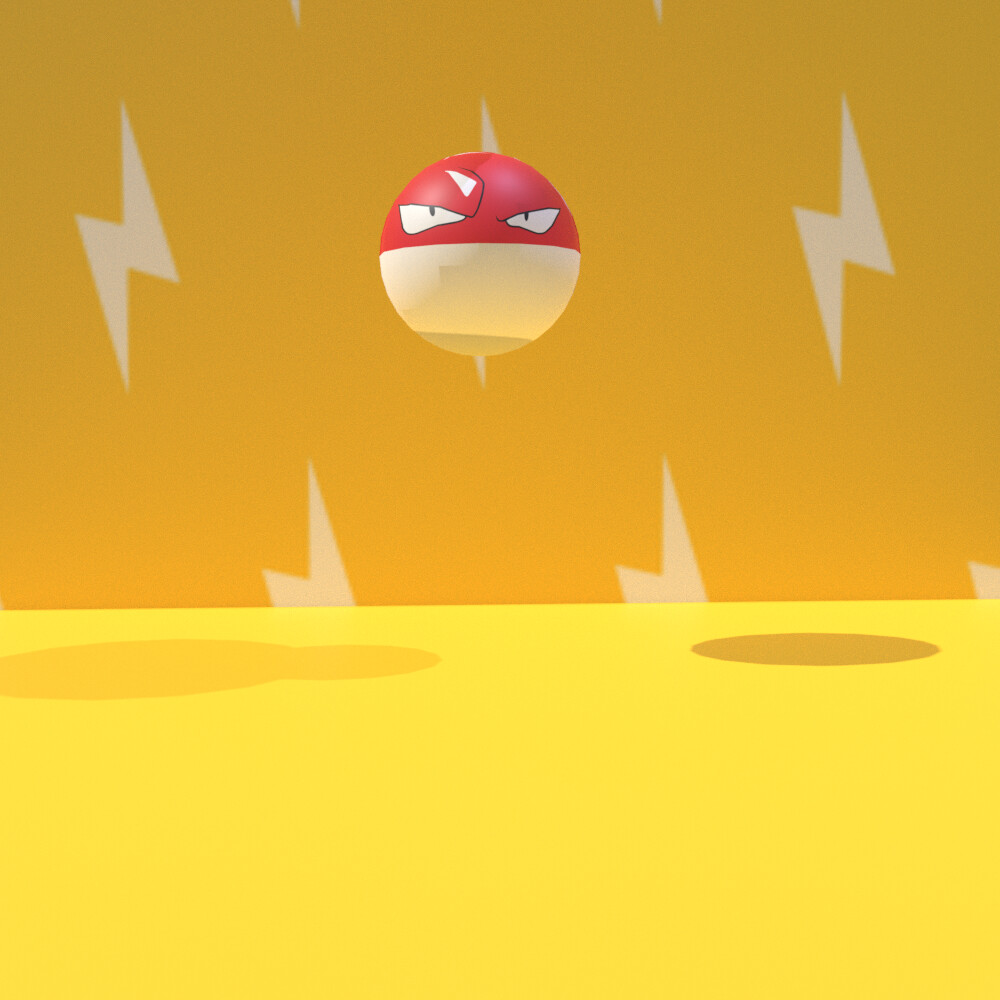 ArtStation - Voltorb - Pokemon