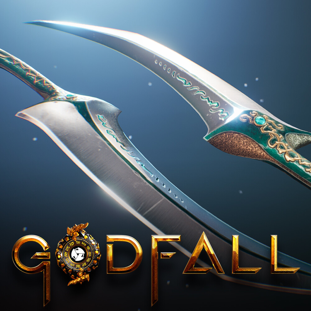 ArtStation - GODFALL DUAL BLADE CRISMONWIND