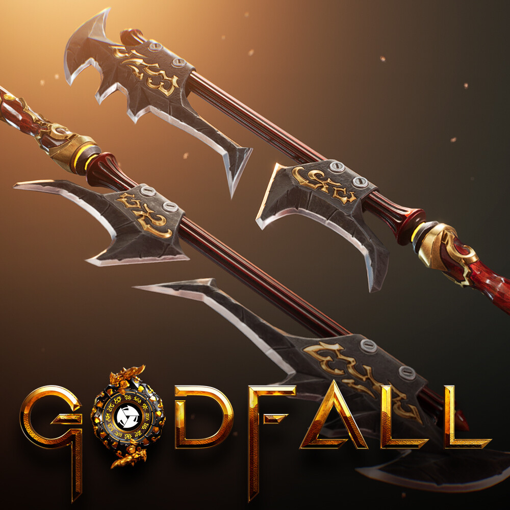 Victoria Passariello PORTFOLIO - GODFALL DUAL BLADE REPENTANCE