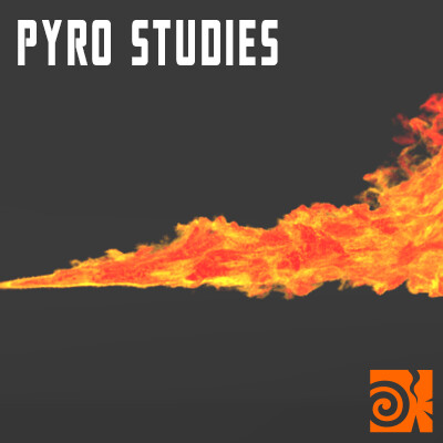 ArtStation - Pyro studies Houdini 18