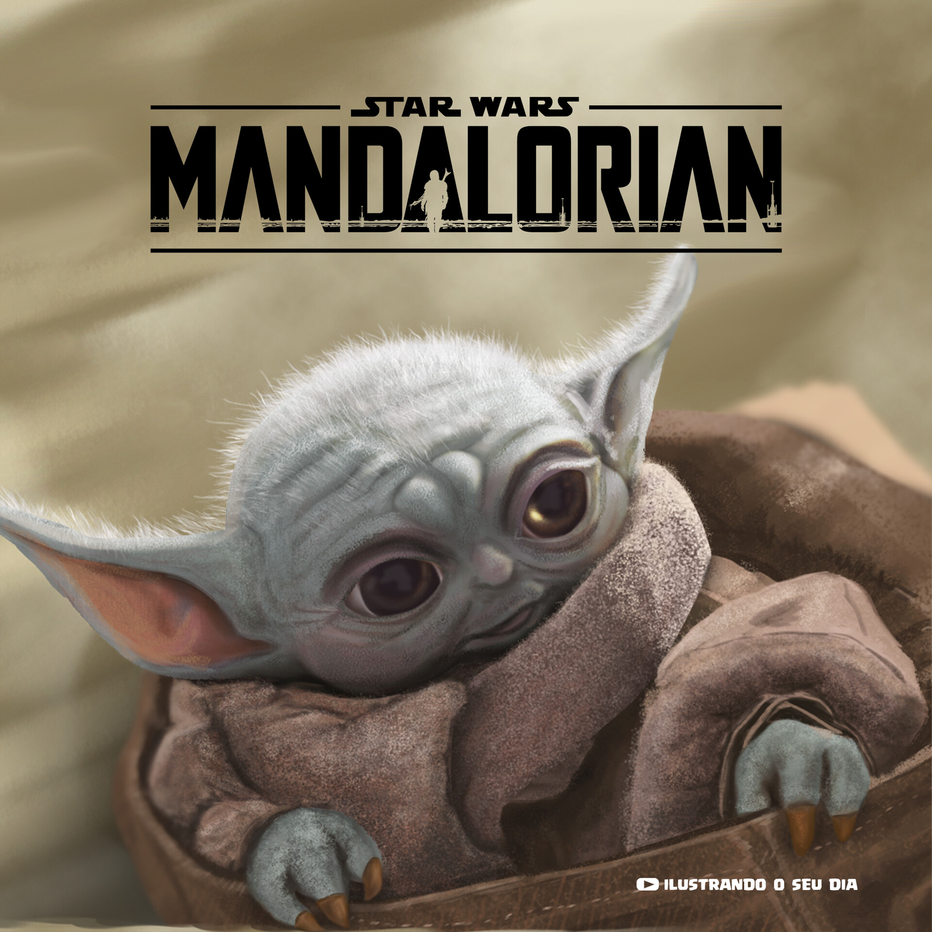 DARLON XIMENES - Baby Yoda - Fan art