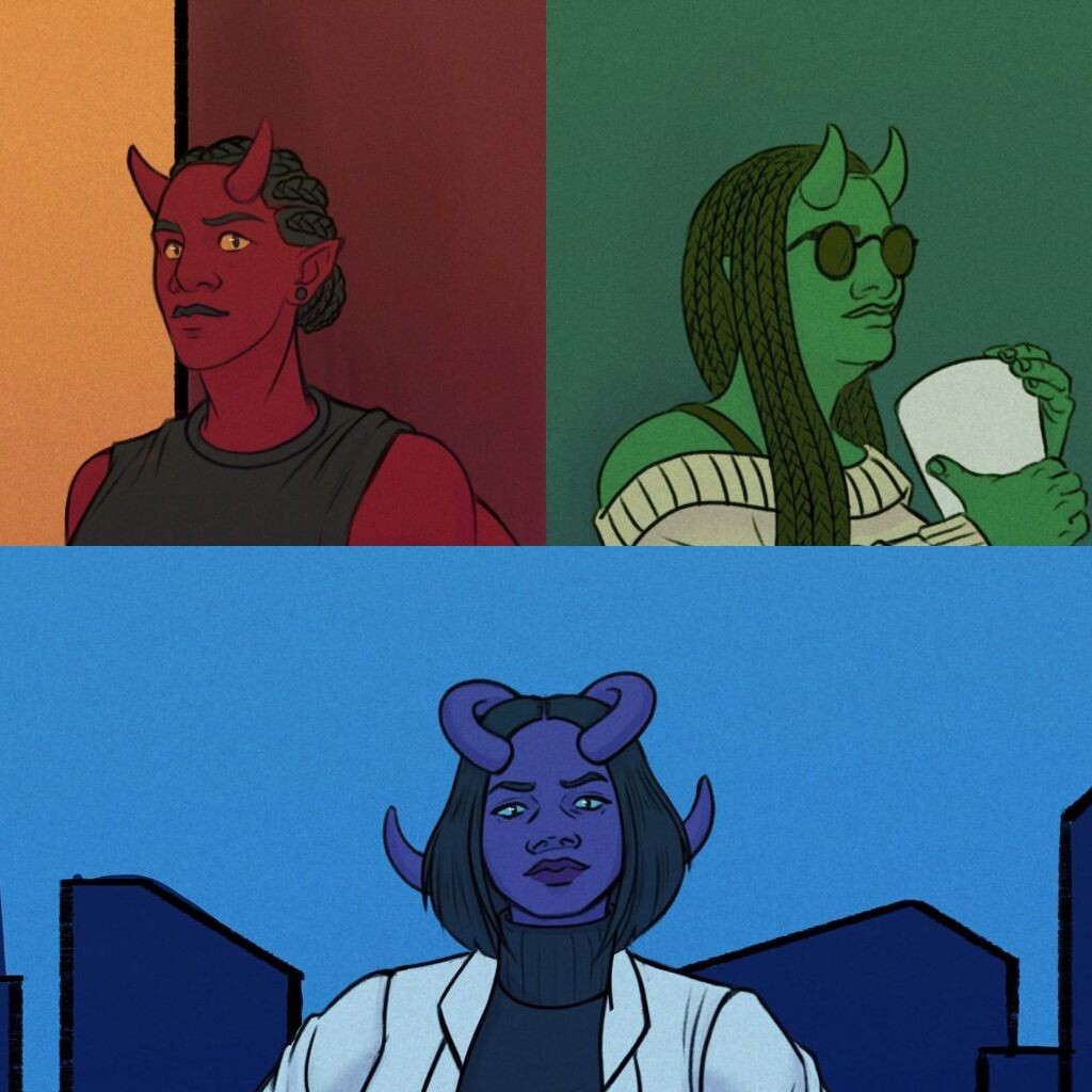 ArtStation - Three Demons