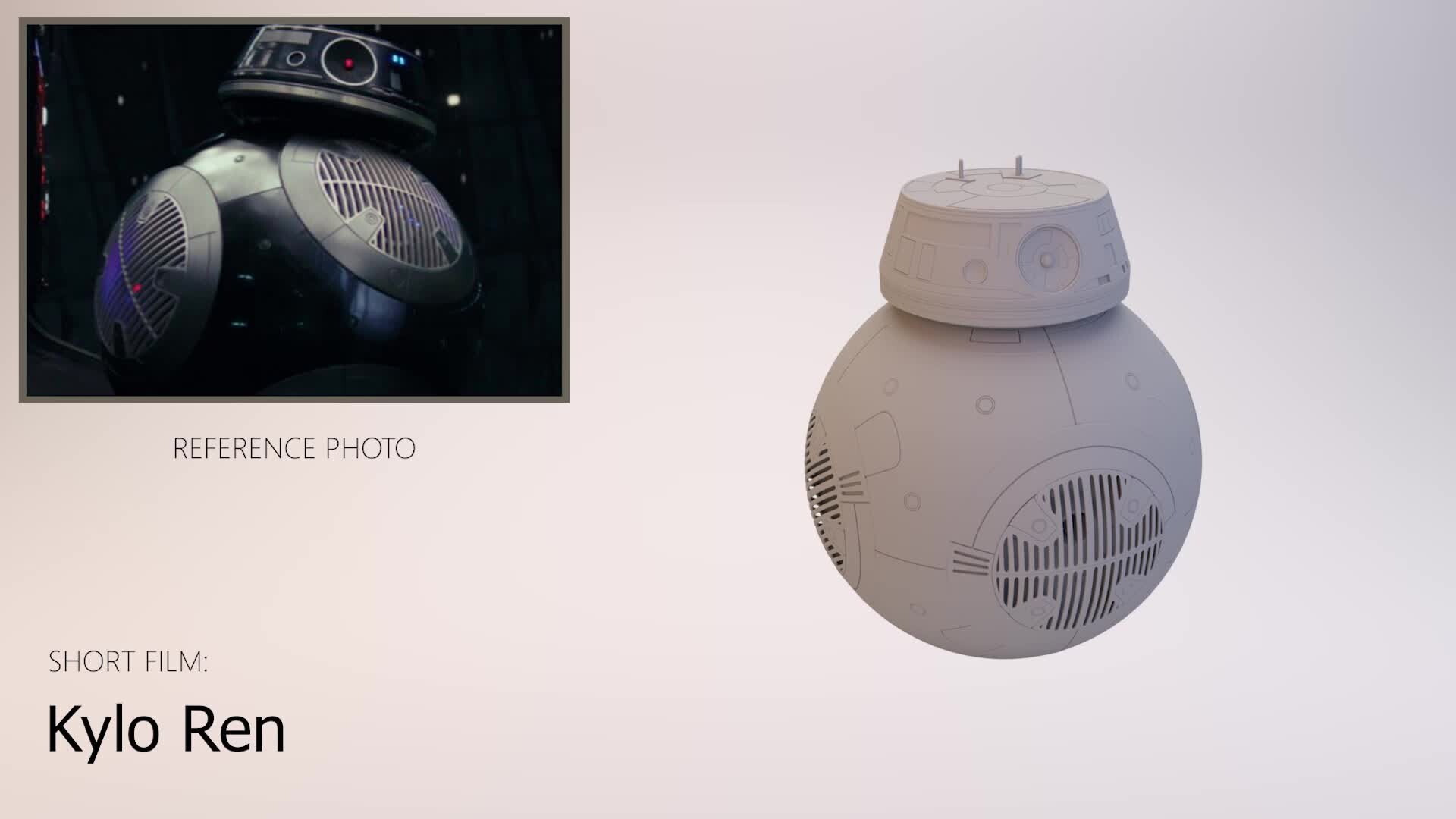 ArtStation - BB9 for the Kylo Ren Project