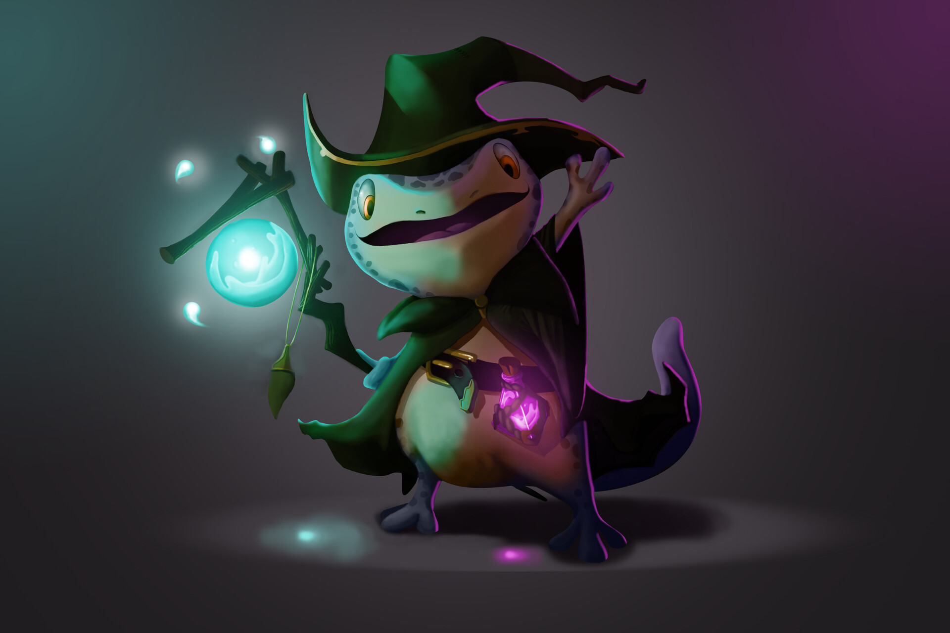 ArtStation - Noot Fishscales: the "Lizard Wizard"