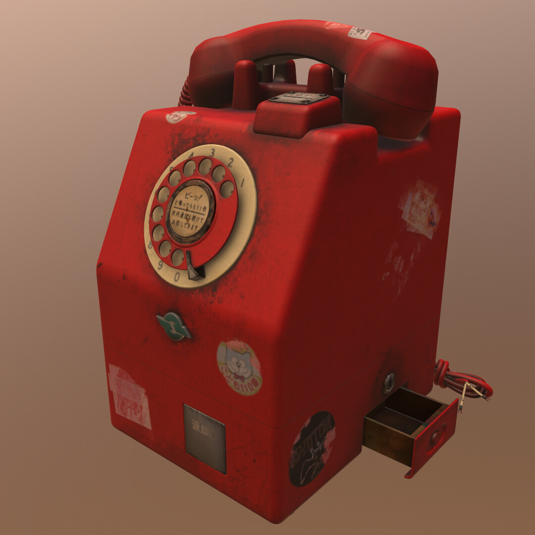 ArtStation - Japanese Payphone
