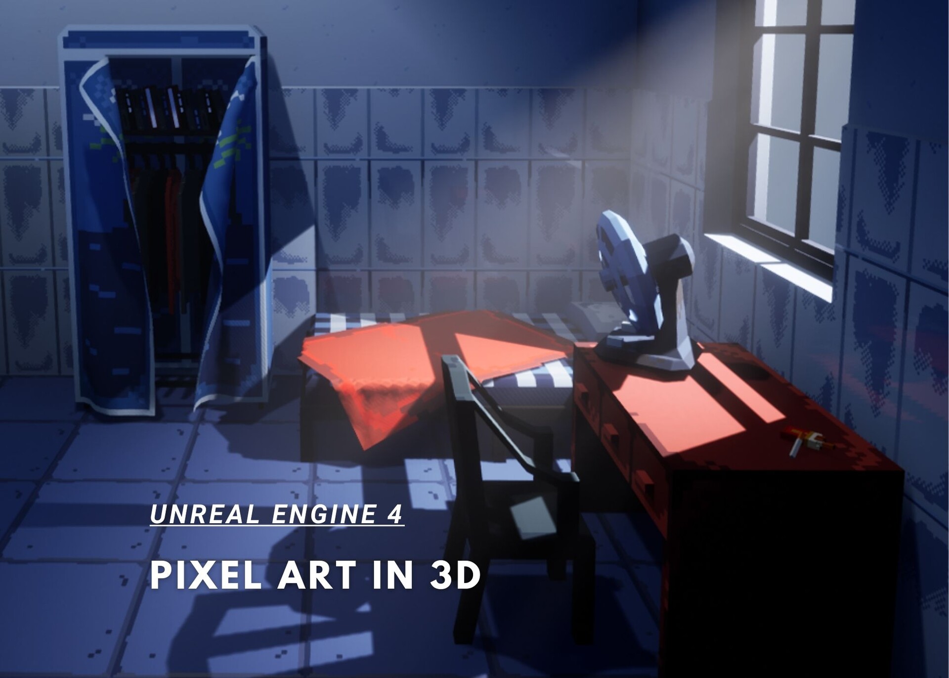 ArtStation - Pixel art 3D in UE4