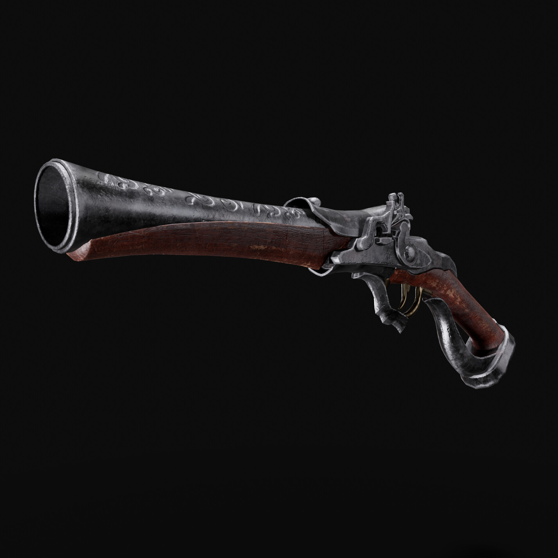 ArtStation - Hunter Pistol [Bloodborne fanart]