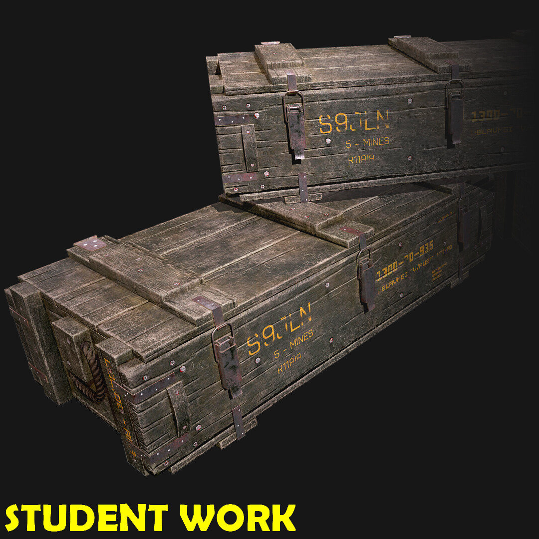 ArtStation - Military Crate