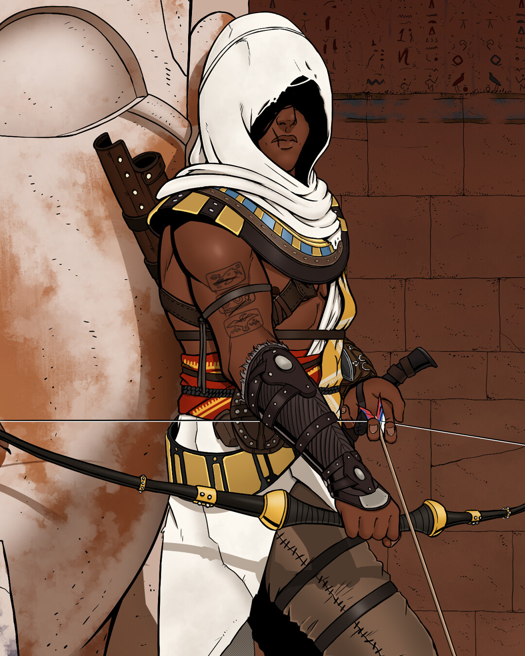 Artstation [fan Art] Bayek Of Siwa