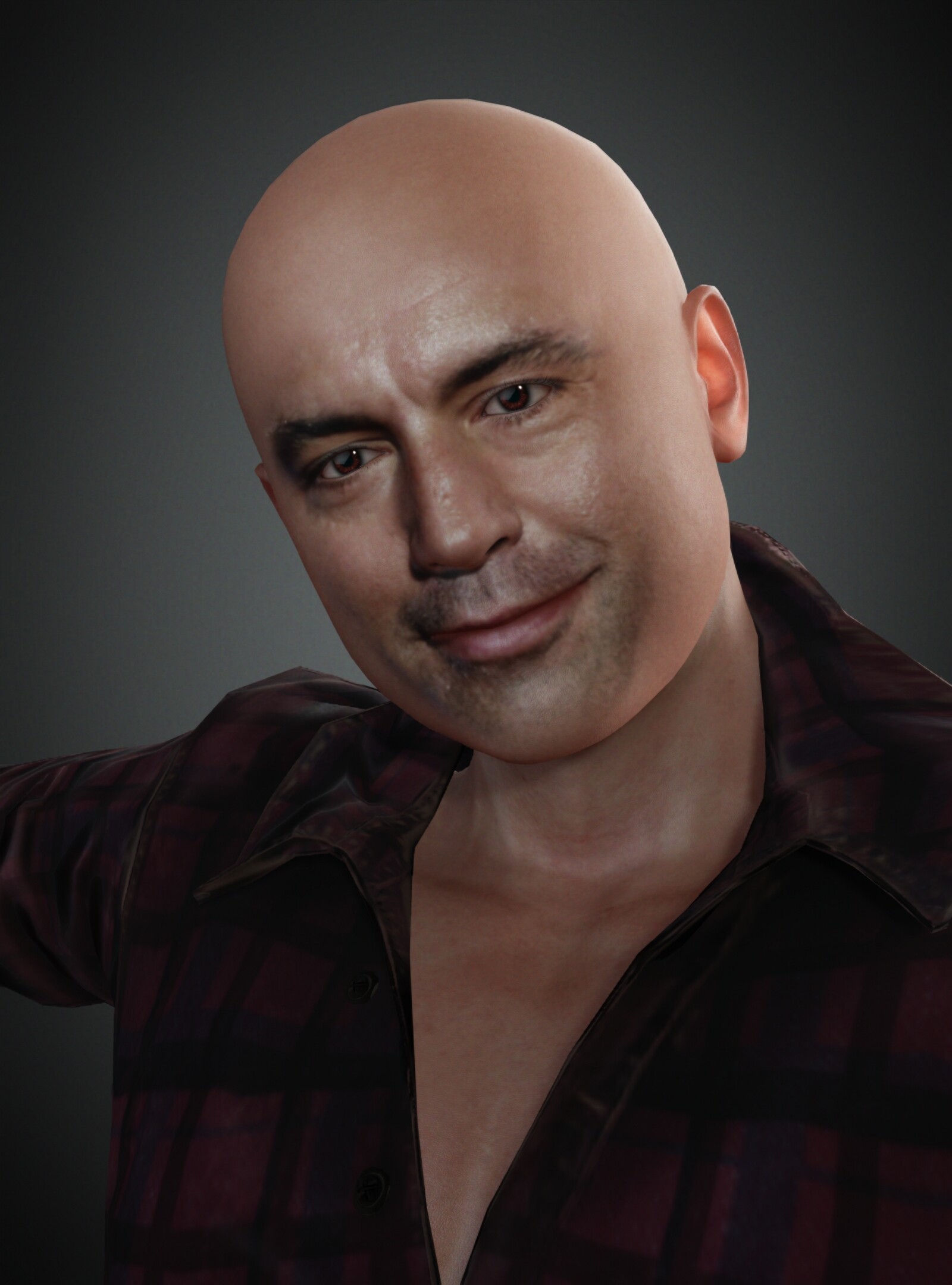 ArtStation - Joe Rogan 3D model