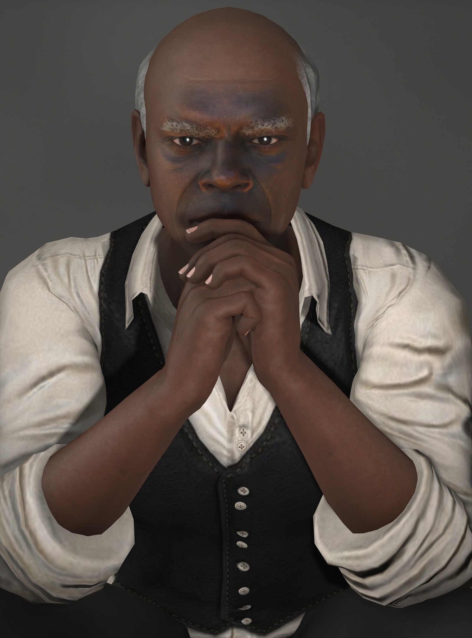 ArtStation - Samuel L. Jackson (Django) 3D model