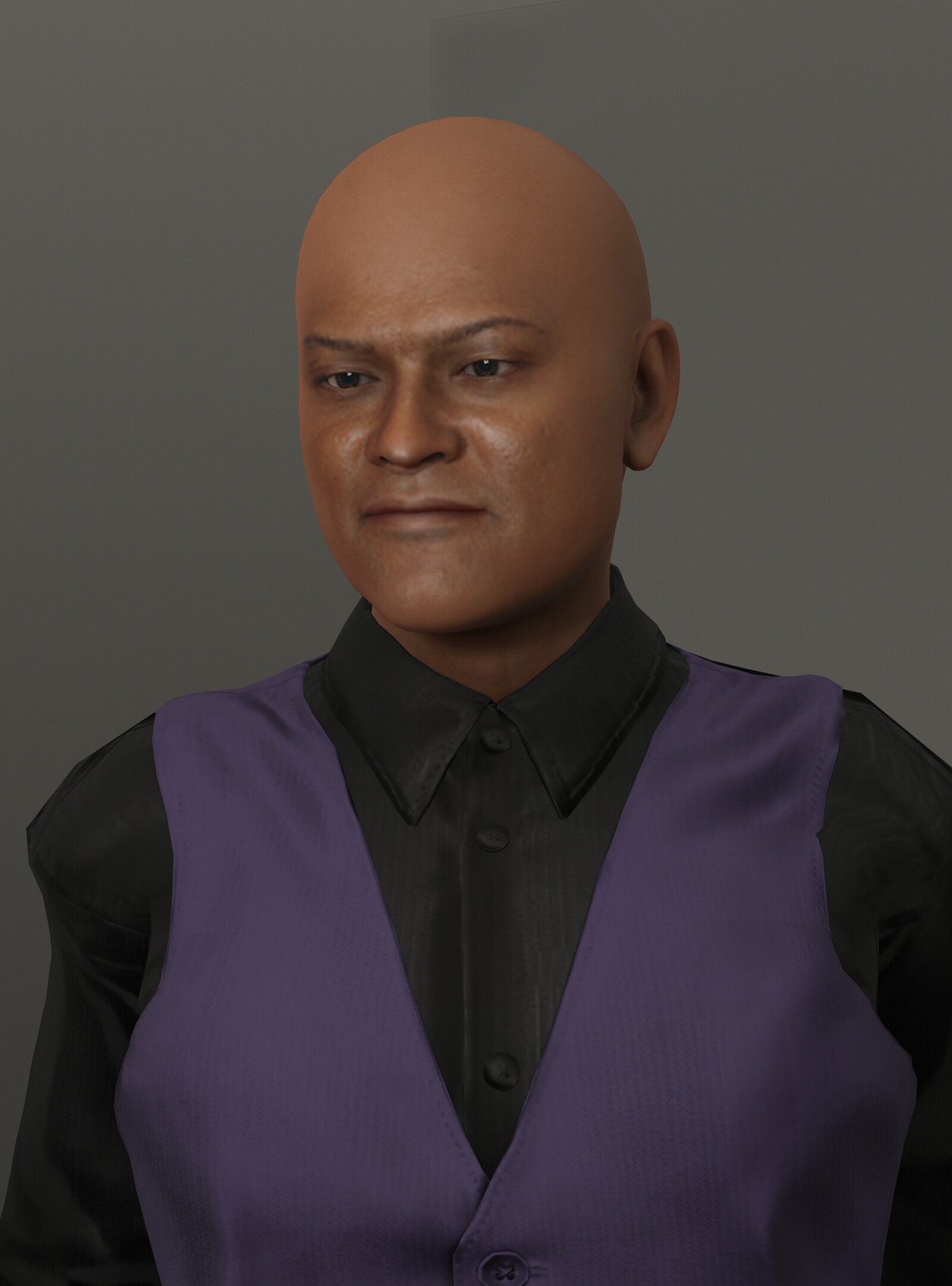 ArtStation - Morpheus (Laurence Fishburne) 3D model
