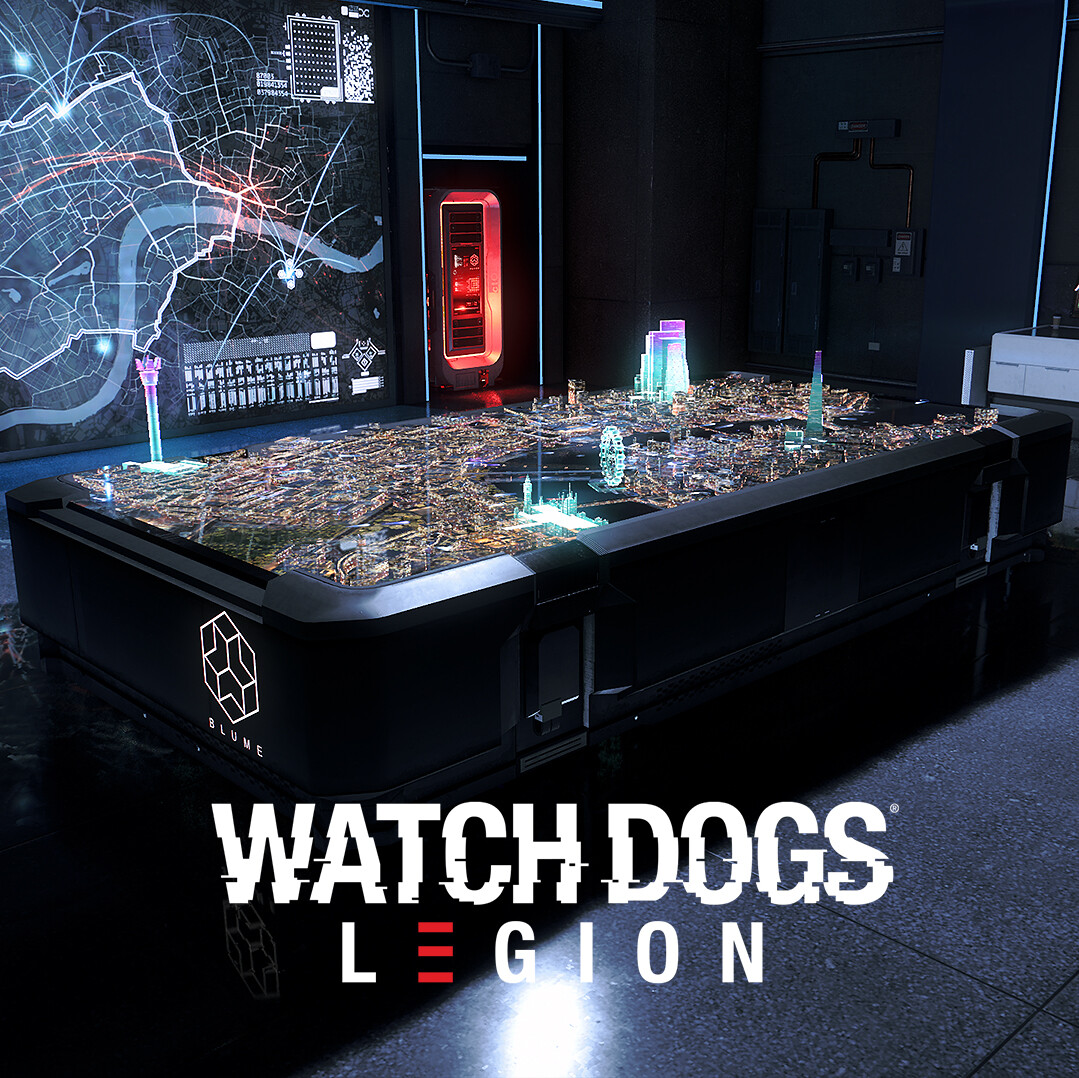 ArtStation - Watch Dogs Legion - BLUME Headquarters Assets
