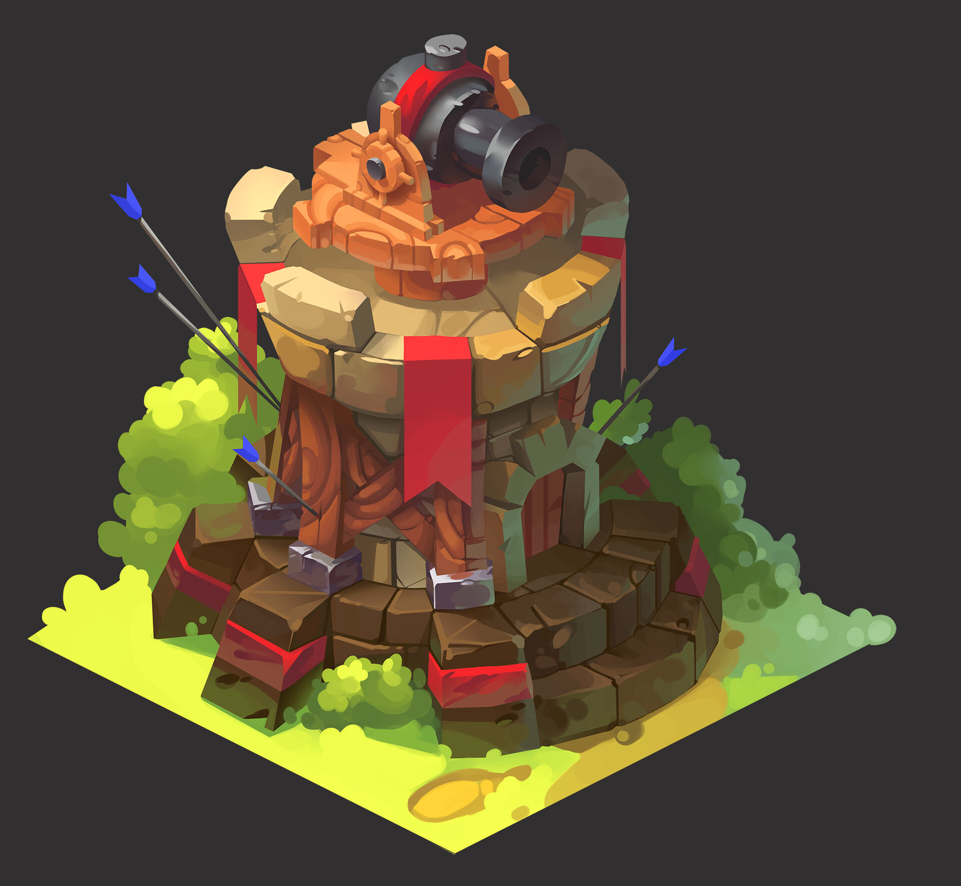 ArtStation - Stylized Tower