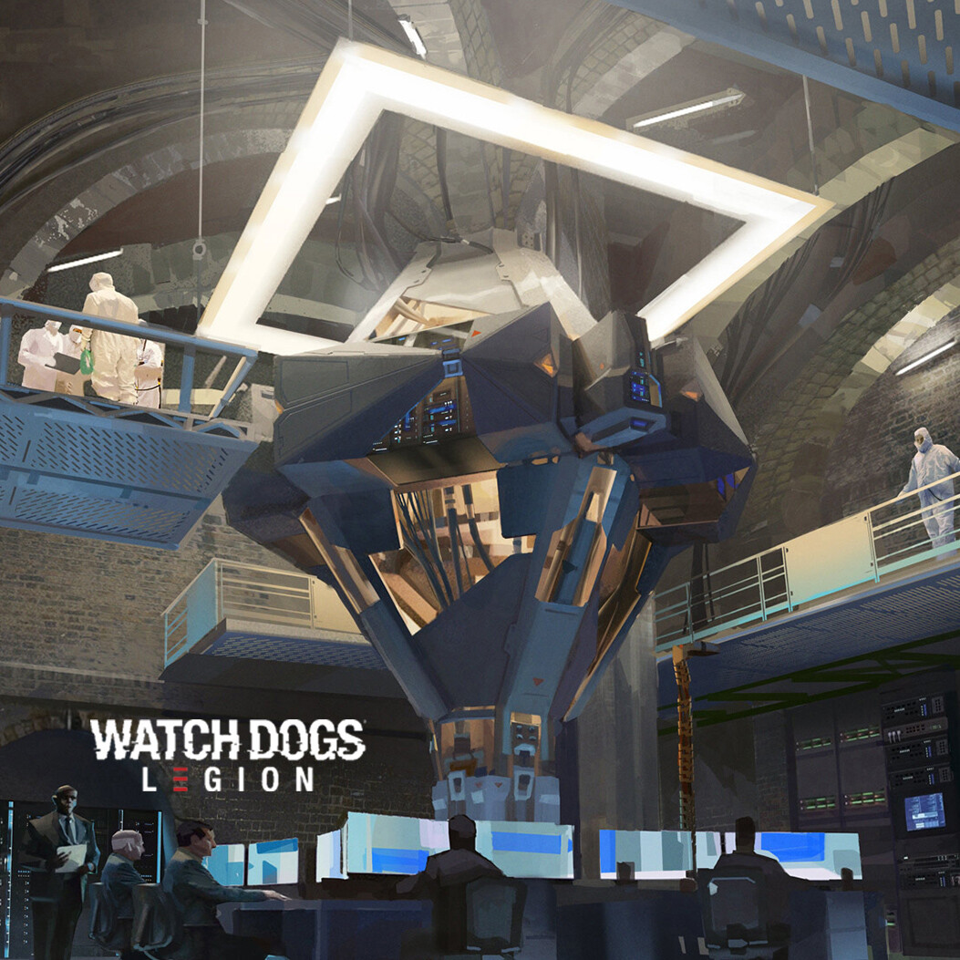 ArtStation - Watch Dogs Legion - MI6 Quantum Supercomputer