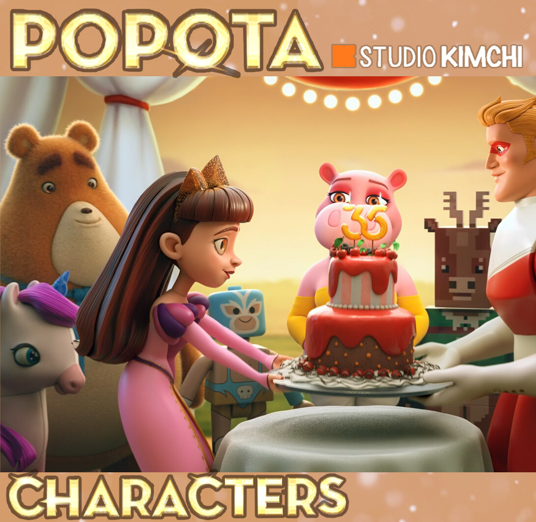 ArtStation - Characters Popota 2021/2020 - Studio Kimchi