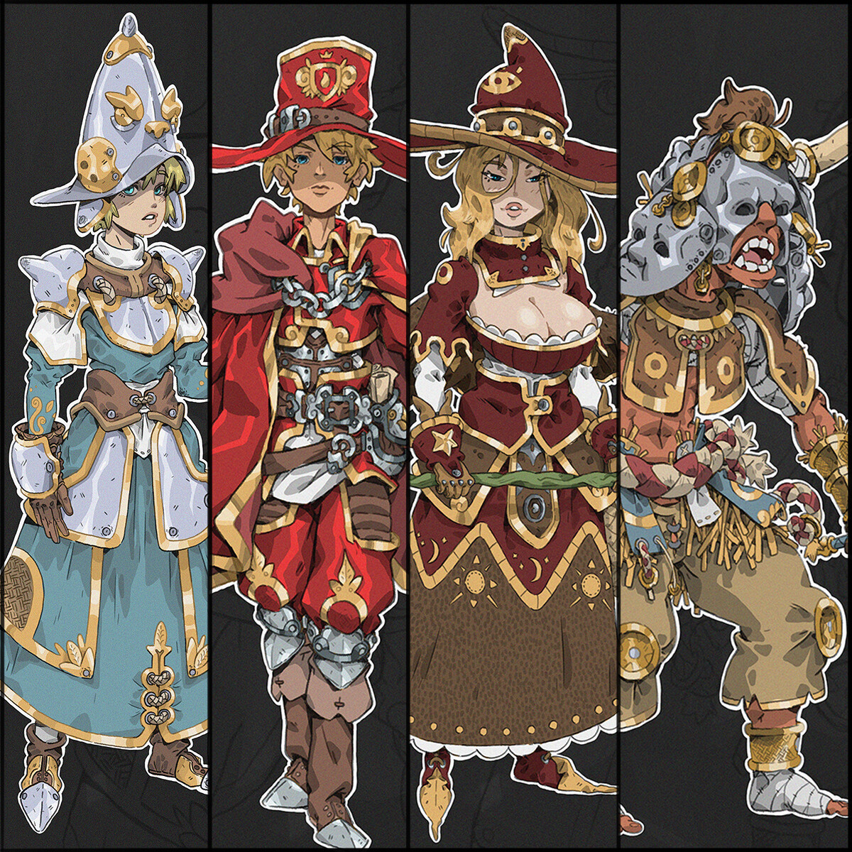 ArtStation - A Party of Four