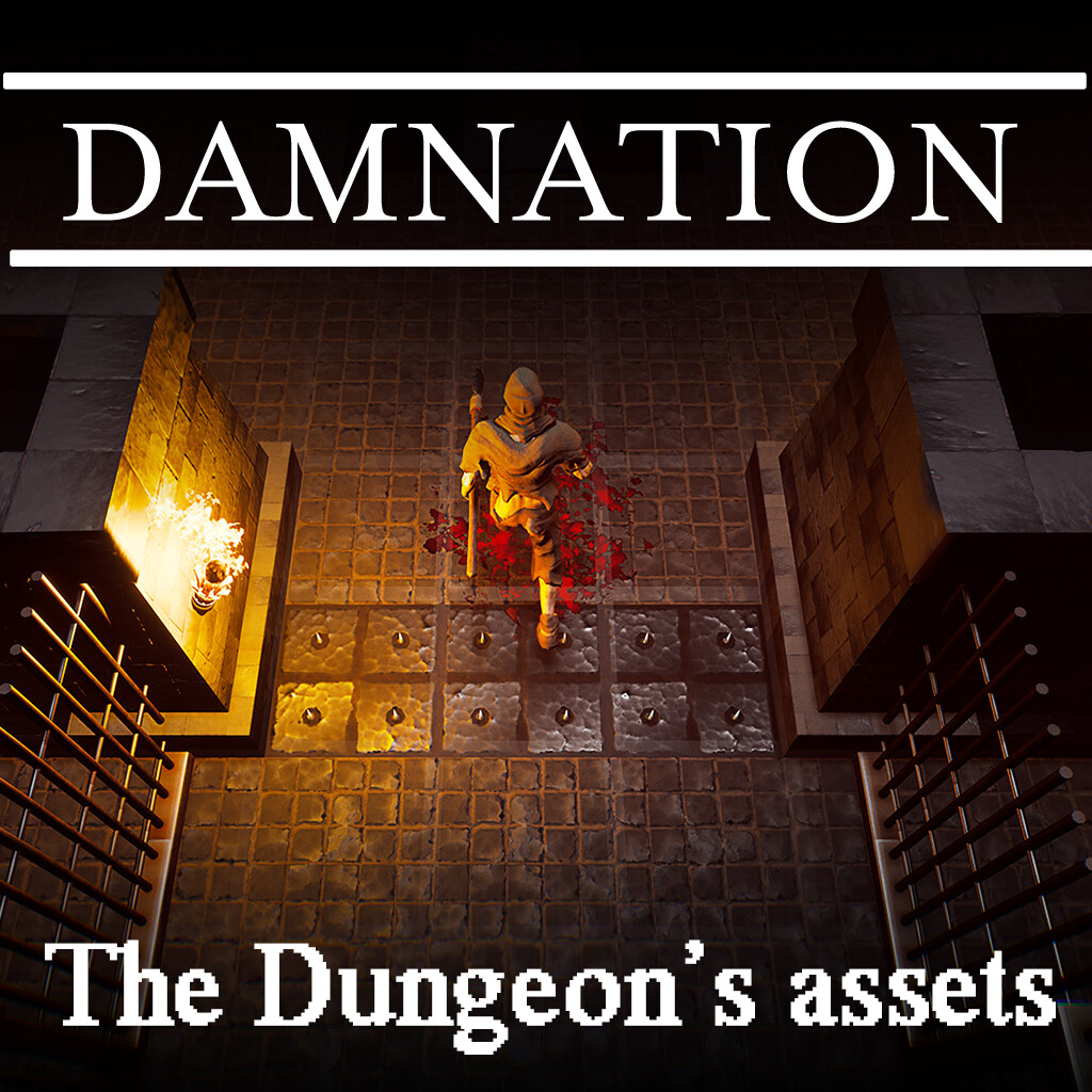 ArtStation - Damnation Game project: The Dungeon and it's assets