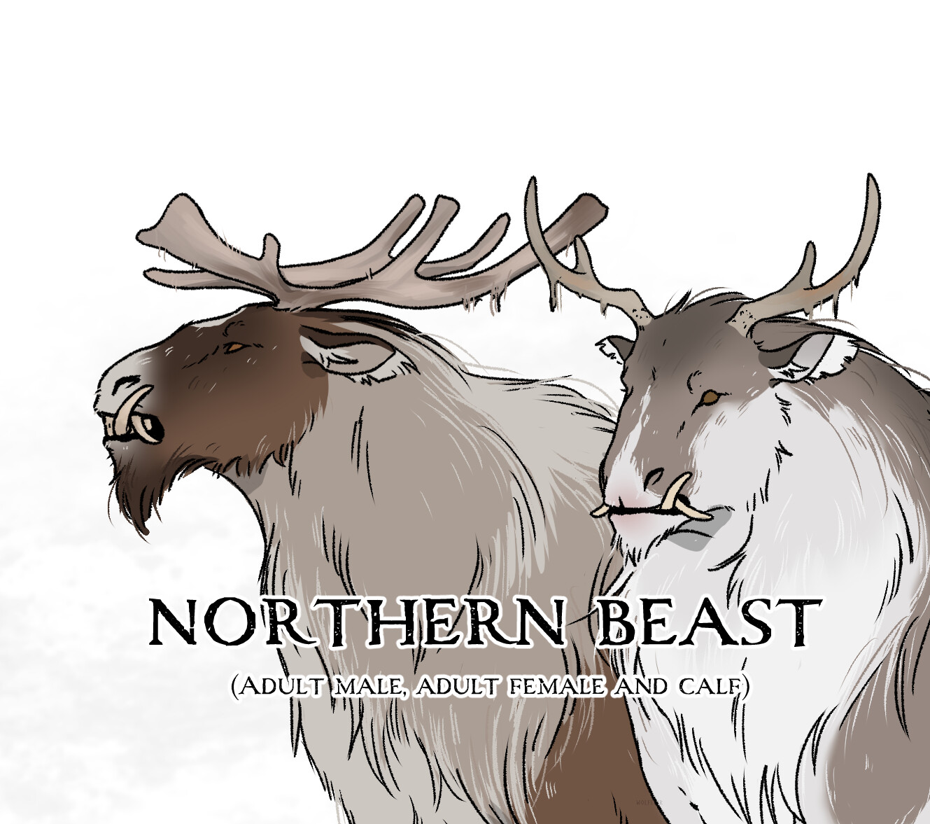 ArtStation - 01 Ulfedina Bestiary: Northern Beast/Bies