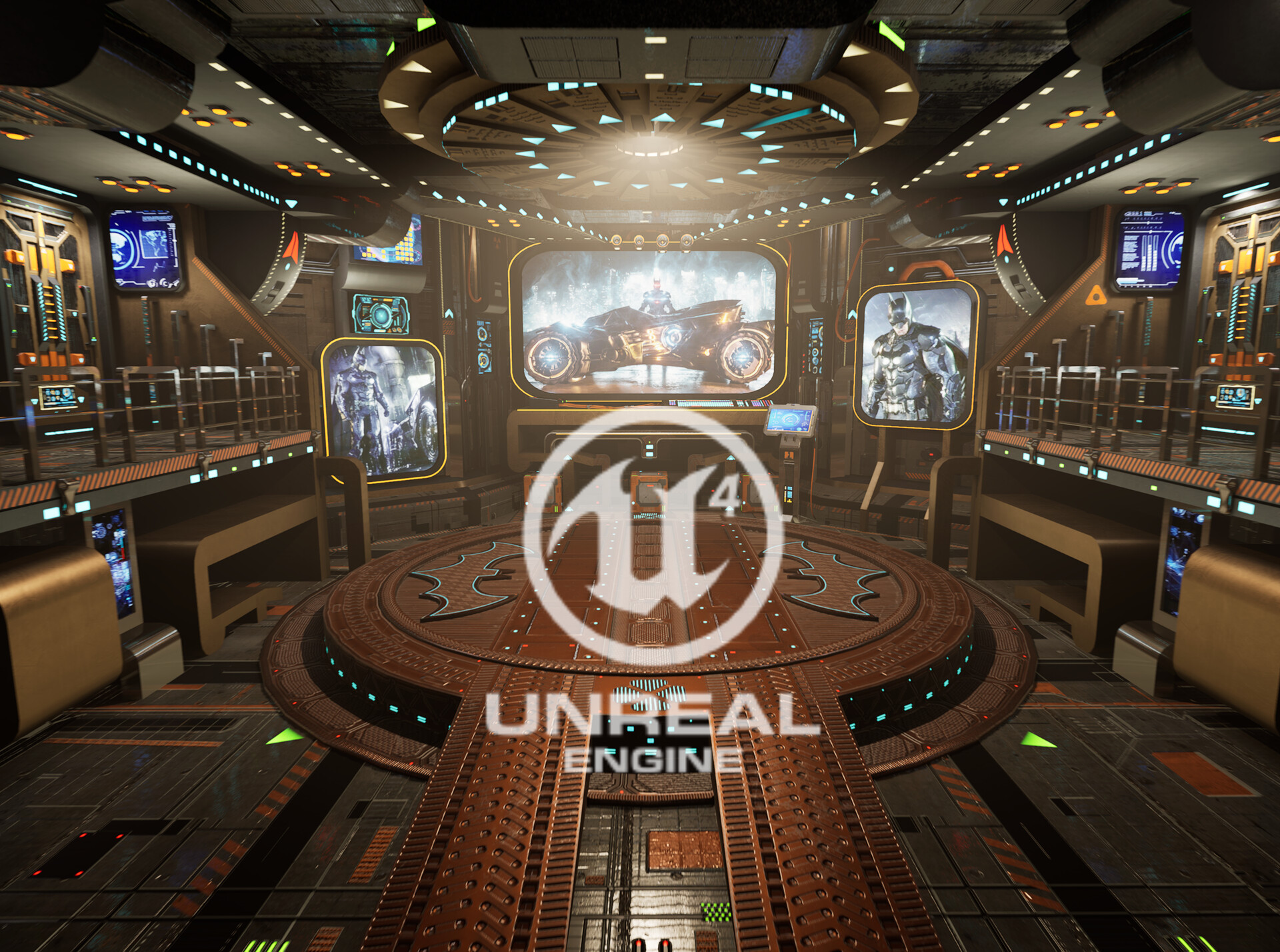 ArtStation - Batmobile High-tech Garage