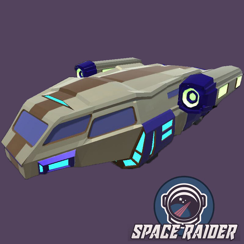 ArtStation - Space Raider Game Assets