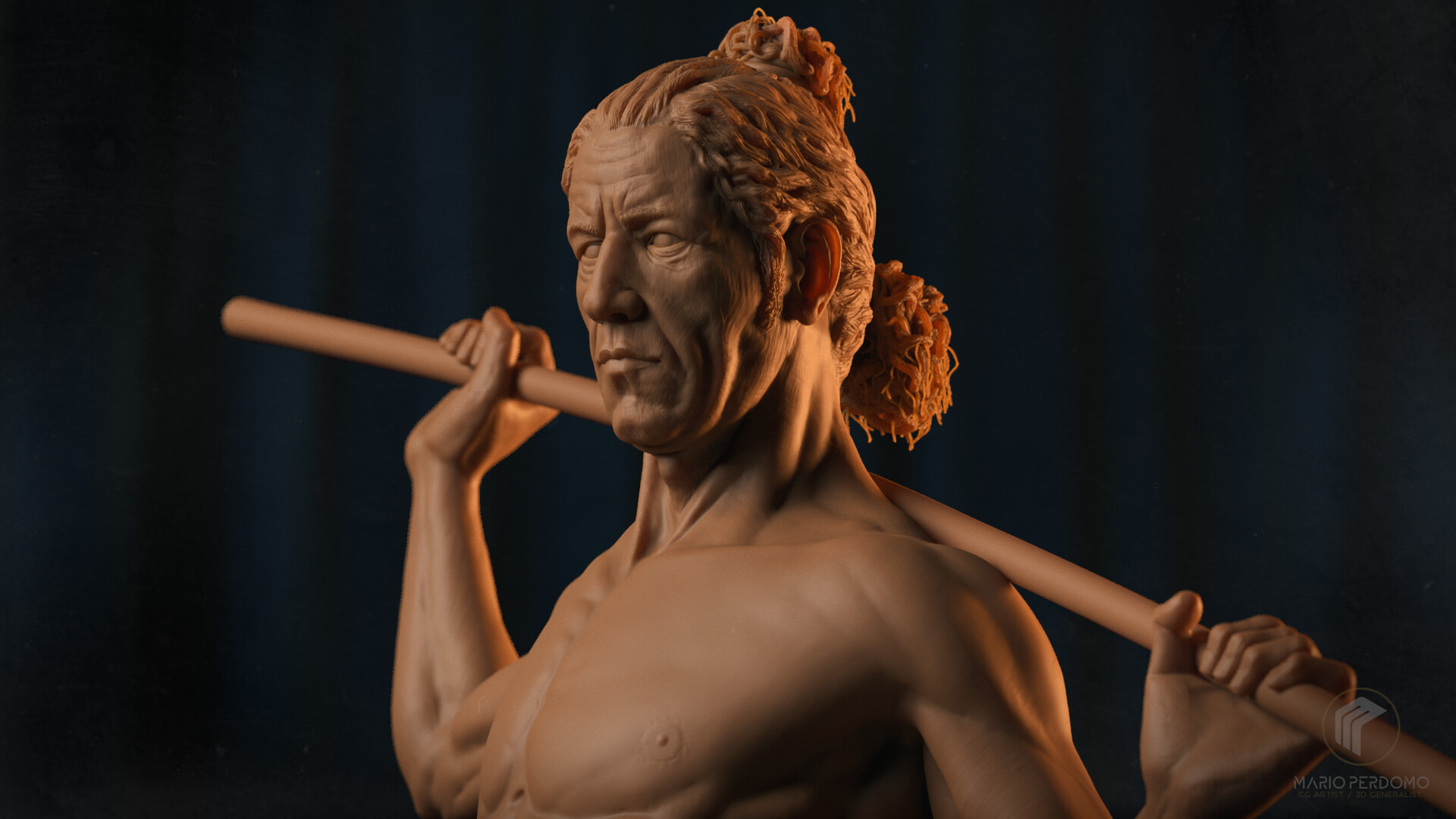 ArtStation - Male Full Figure - Final Sculpted