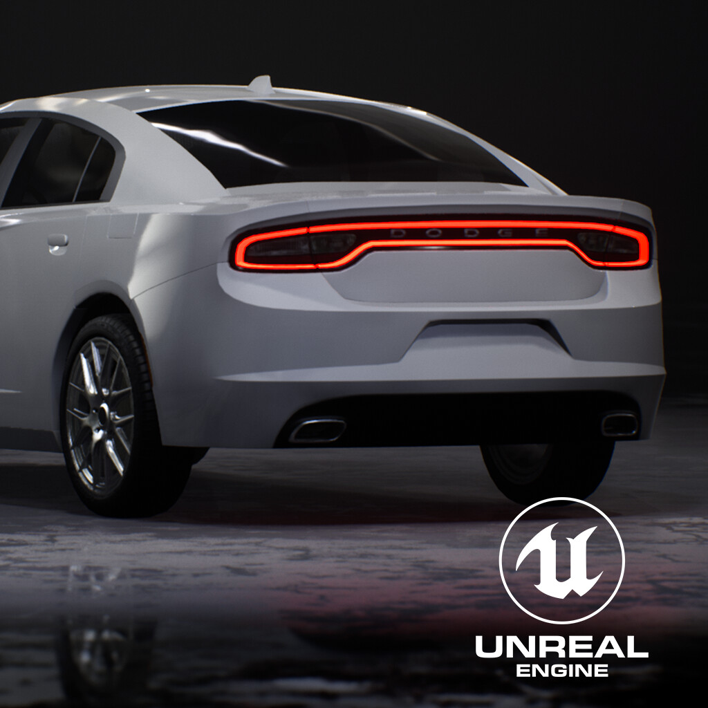 ArtStation - Dodge Charger | Carla Simulator