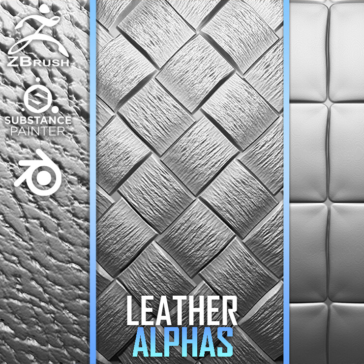 ArtStation - New product - Leather Alphas Vol.5