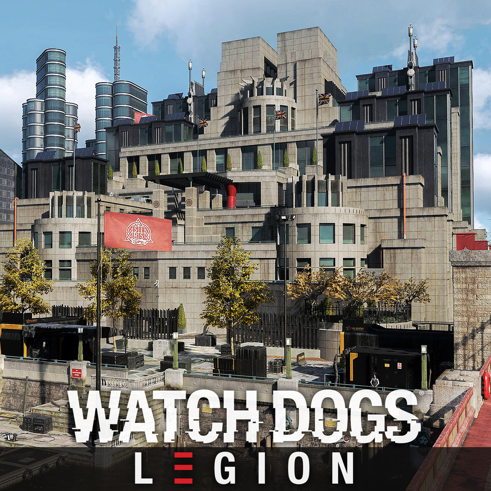 ArtStation - Watch Dogs Legion - MI6 Building