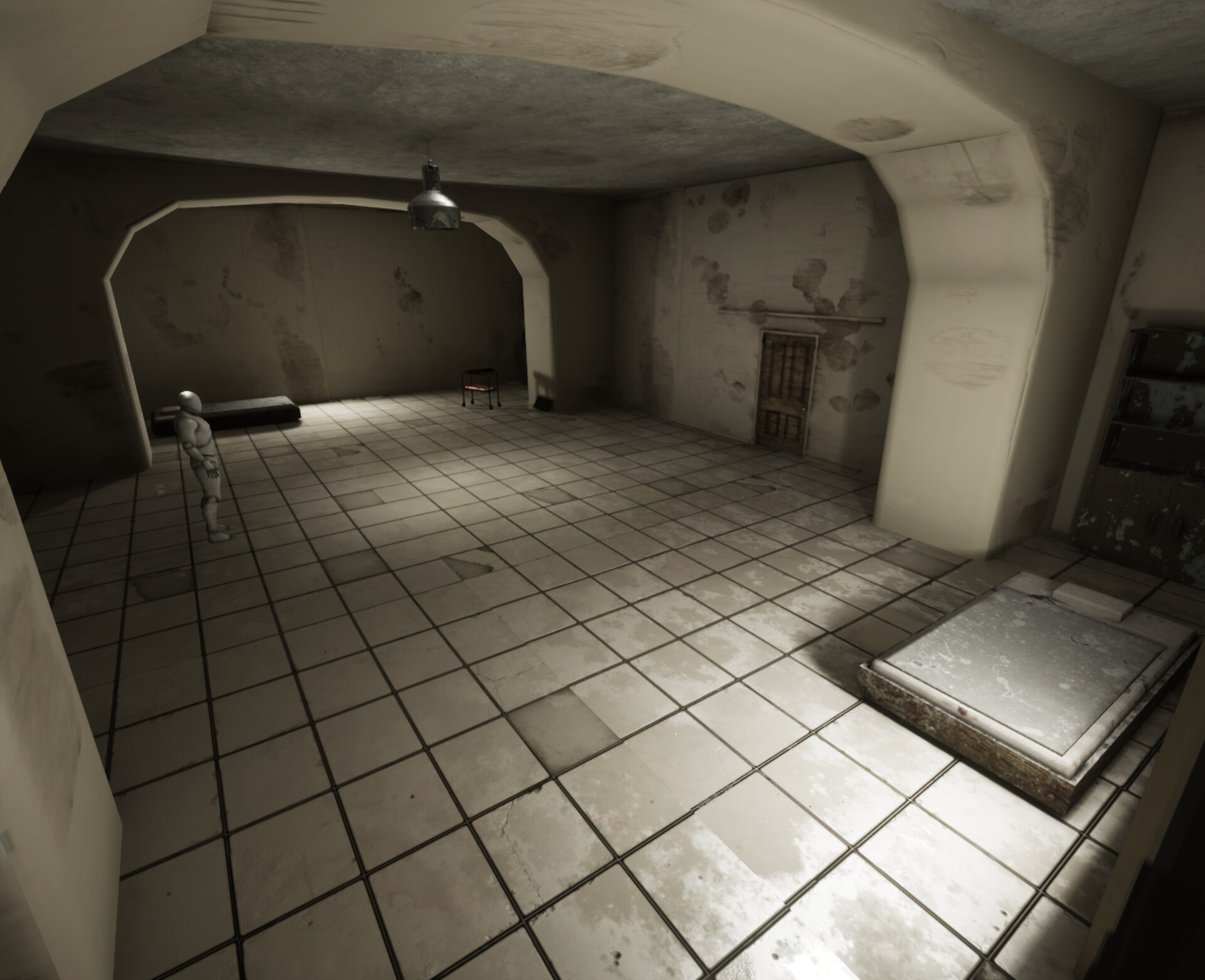 ArtStation - Environment Art : 4.2 Competency Horror Asylum Room, Zoe McCue