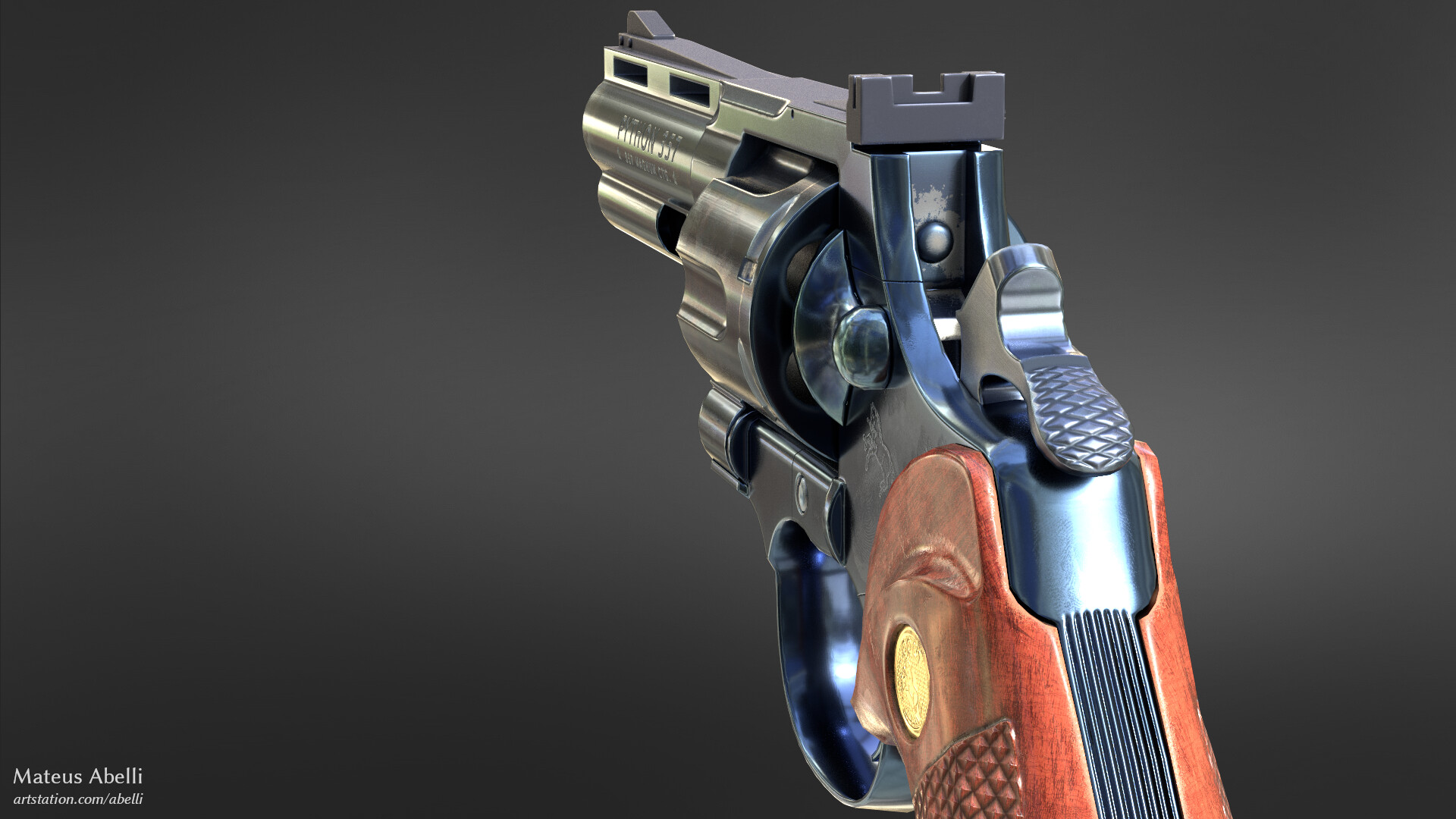 ArtStation - Colt Python 357 4"