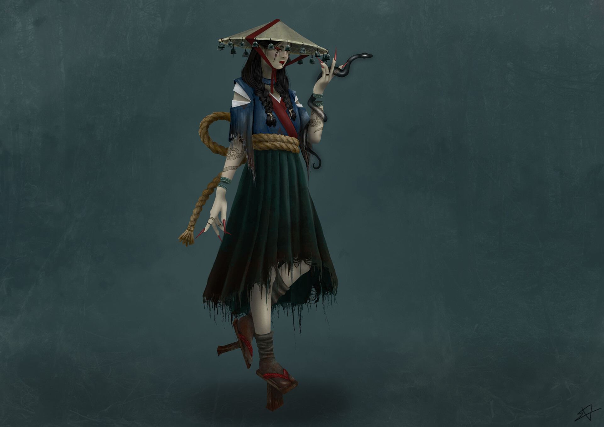 ArtStation - Cursed witch