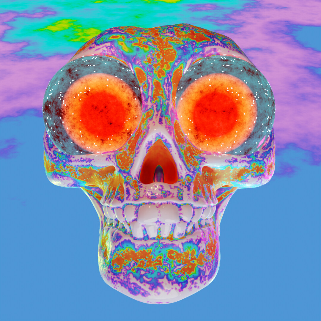 ArtStation - Toxic Skull