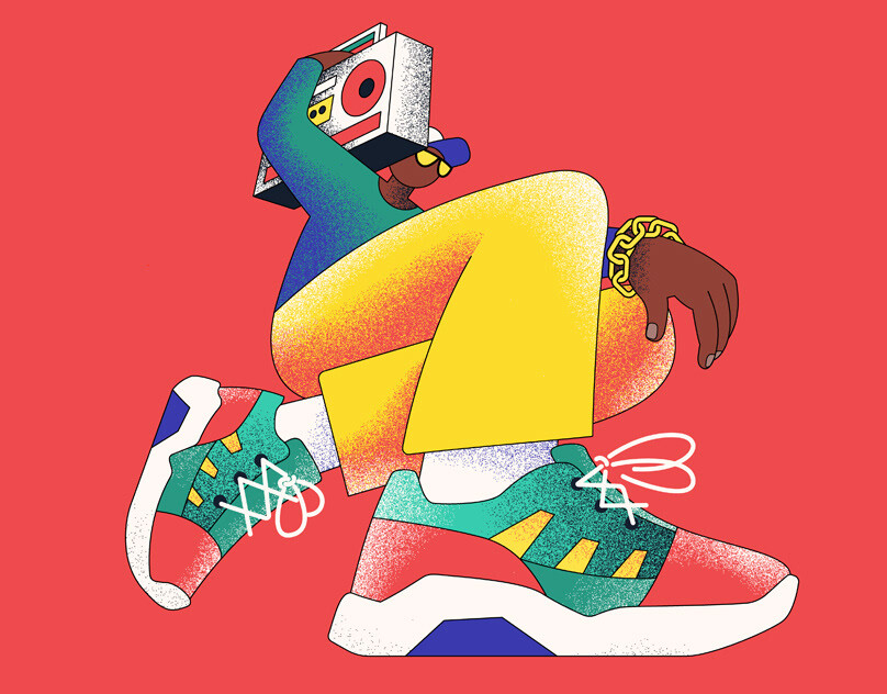 ArtStation - CHARACTER ILLUSTRATION with Grain and Noise TEXTURE ...