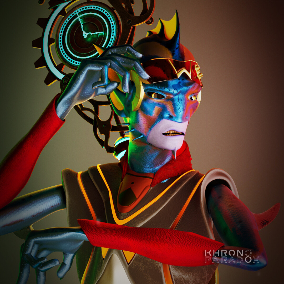 ArtStation - Khrono Paradox Personality Pose 03