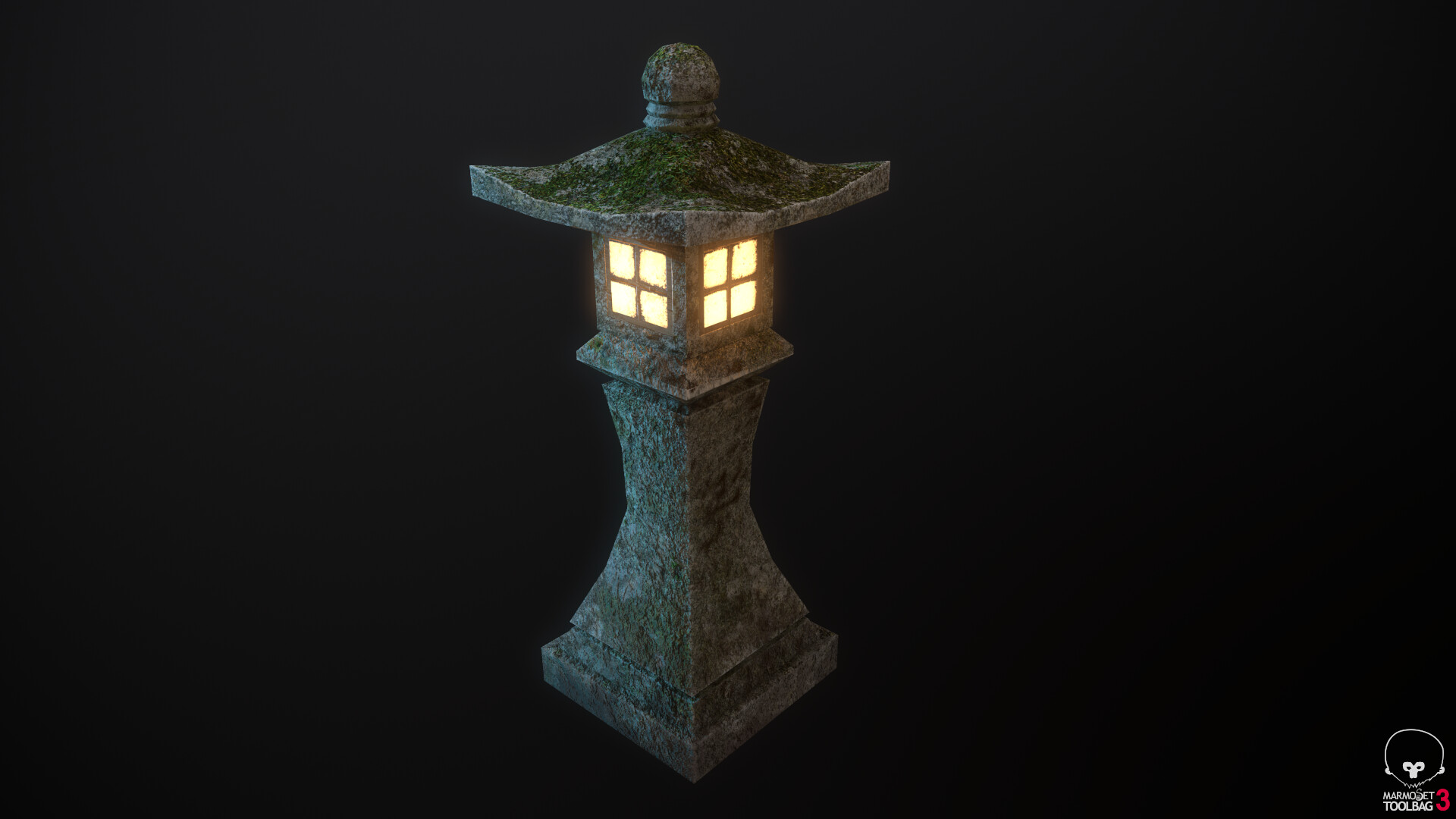 ArtStation - Stone Lantern
