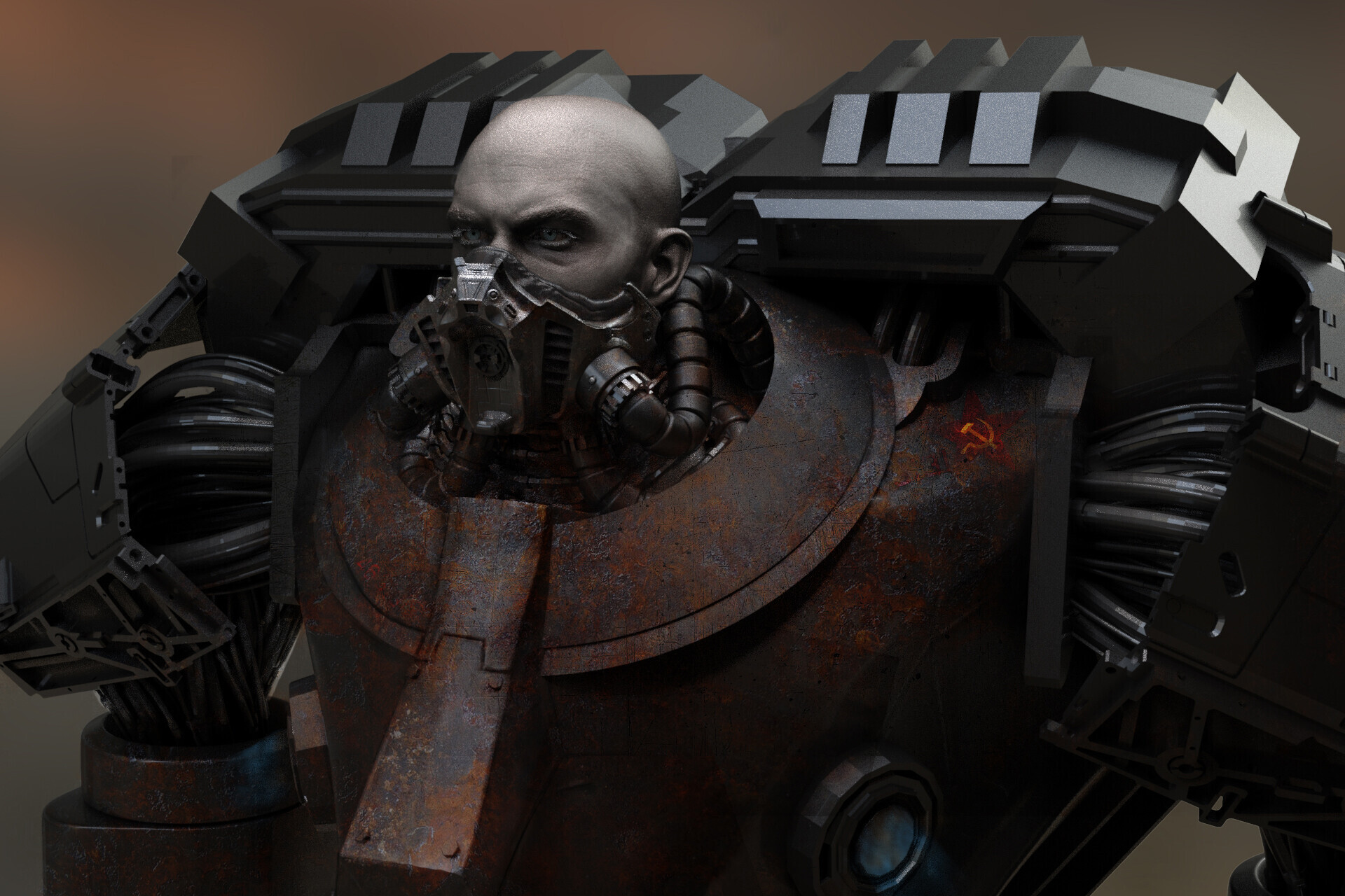 ArtStation - My mech guy WIP!